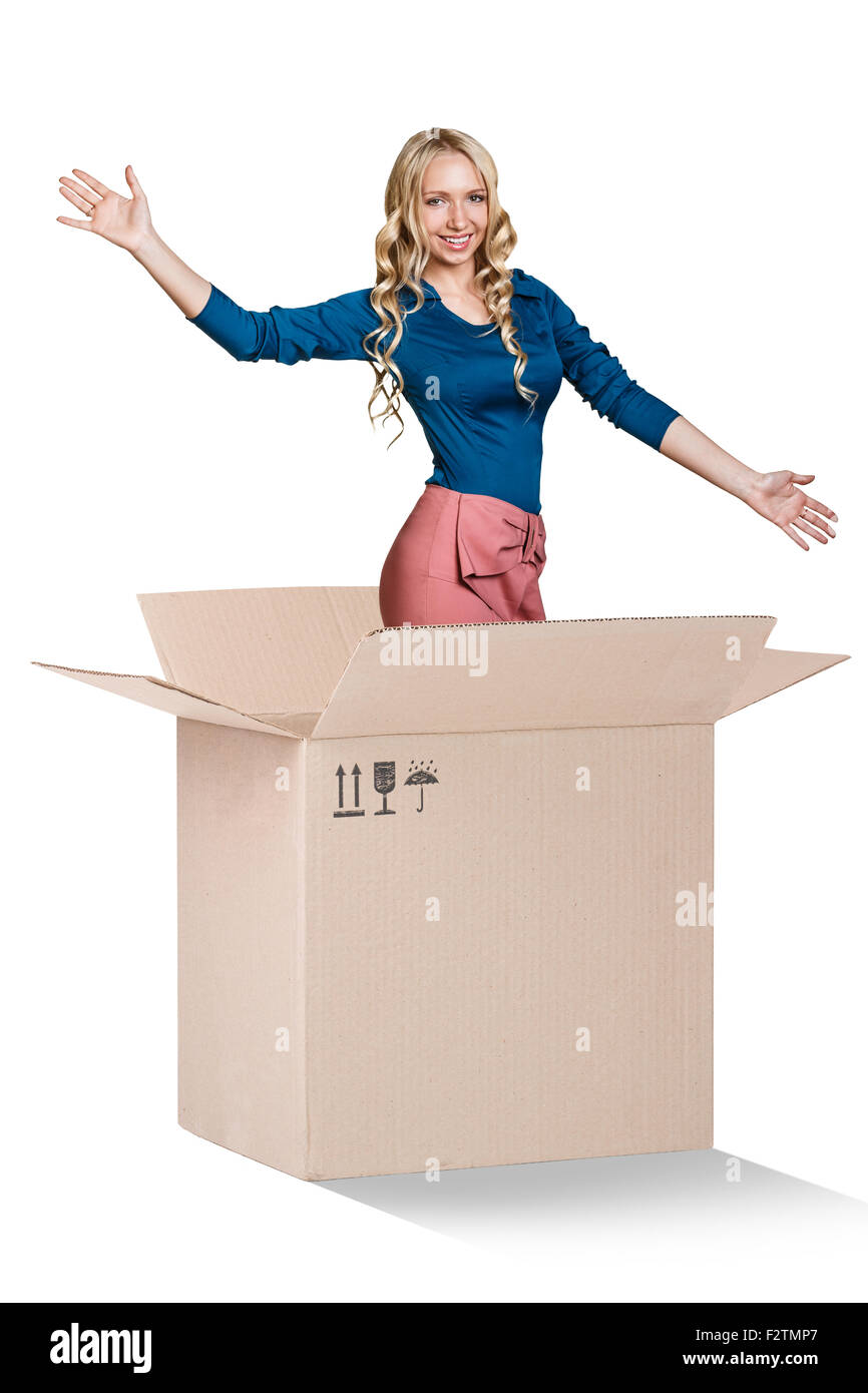 A Box In Box Girl