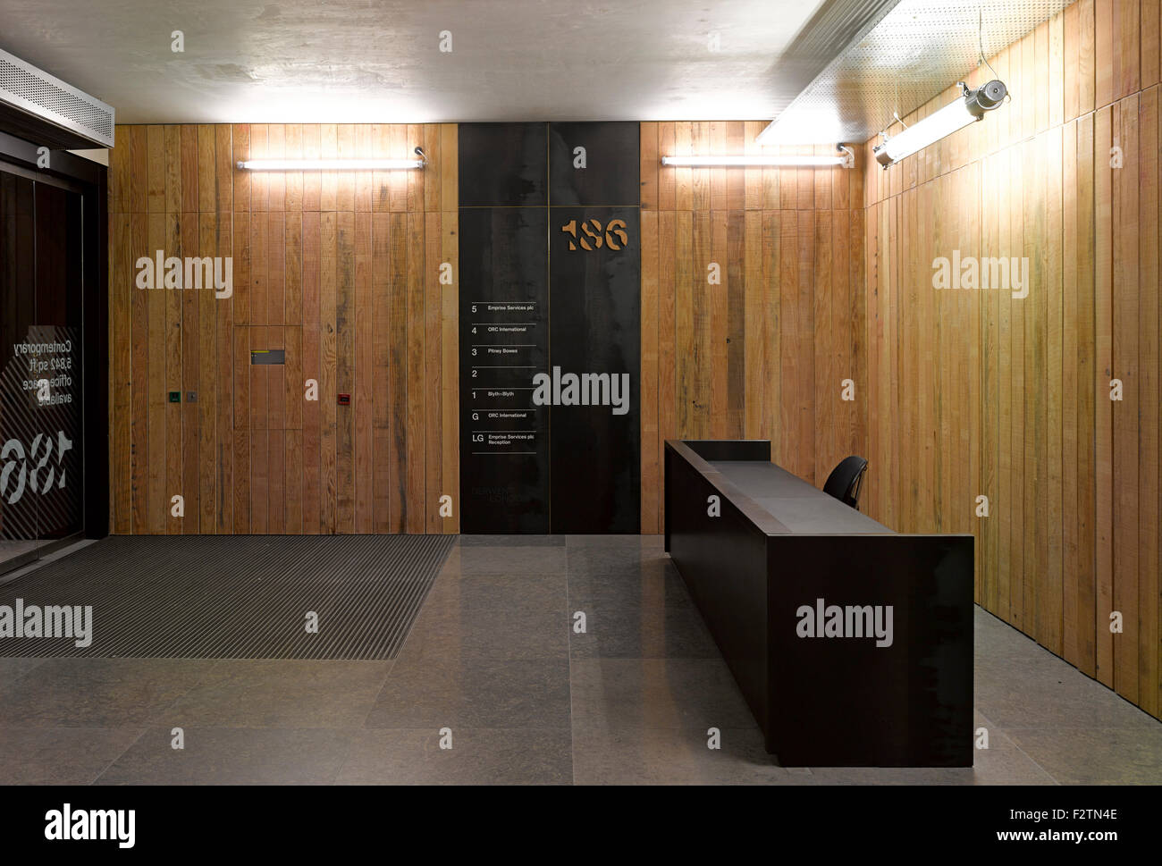 Reception area. City Road, London, United Kingdom. Architect: Ben Adams ...