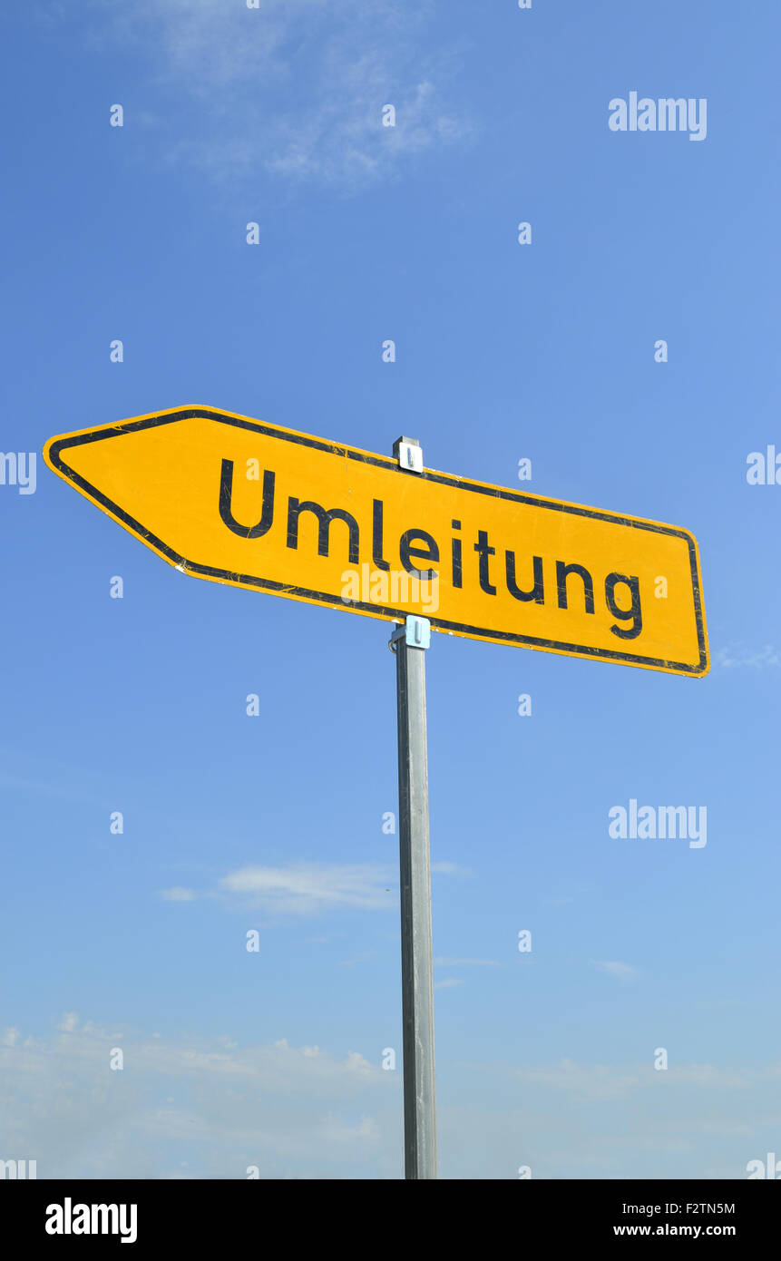 Umleitung hi-res stock photography and images - Alamy
