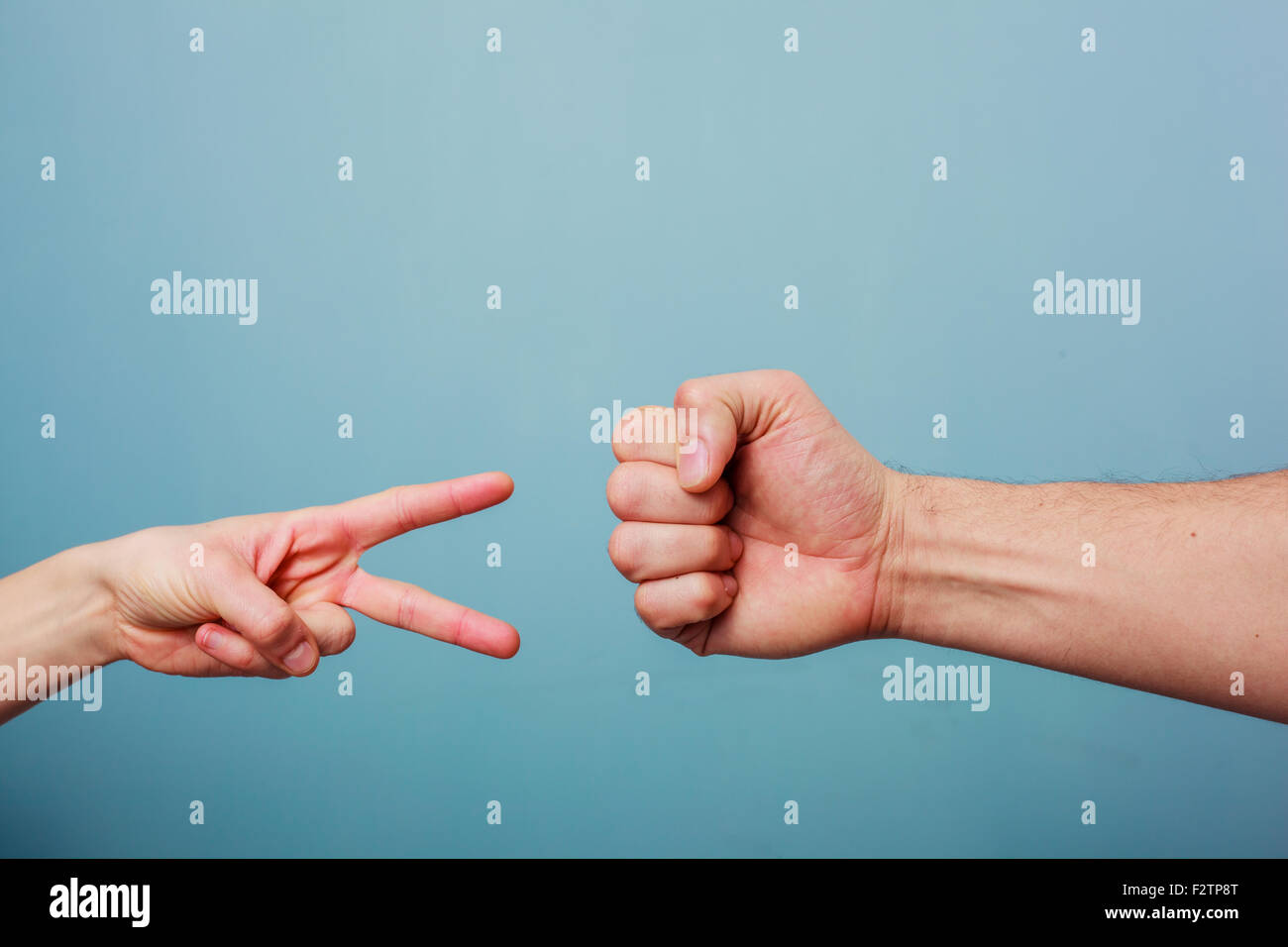 Rock paper scissors hi-res stock photography and images - Alamy