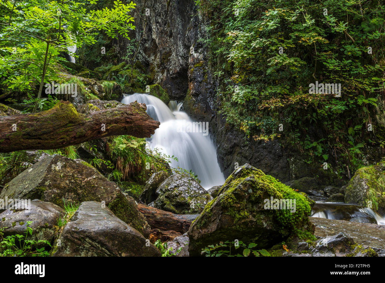 waterfall in the lake district Stock Photo - Alamy