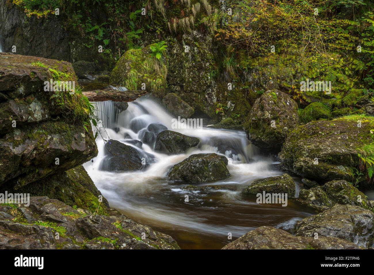 waterfall in the lake district Stock Photo - Alamy