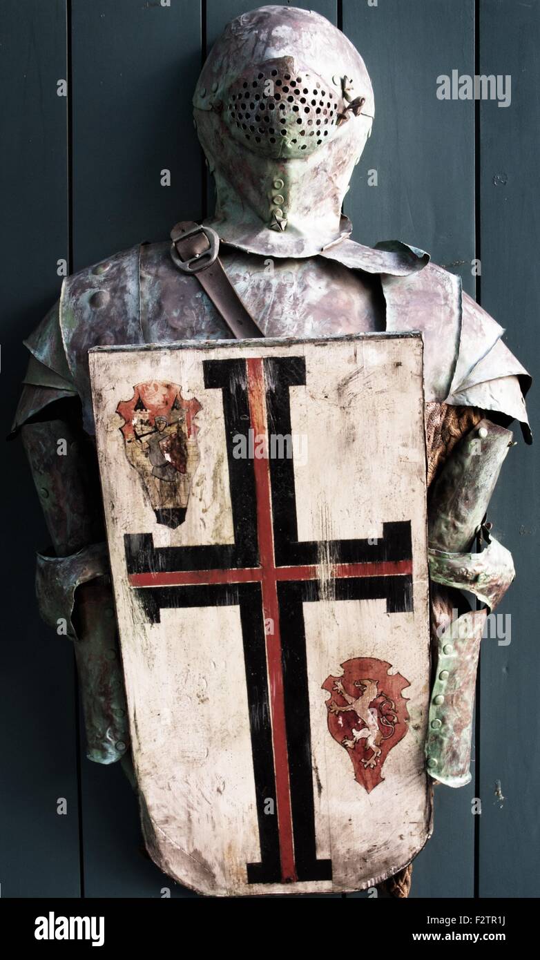 Armour of the medieval knight Stock Photo - Alamy