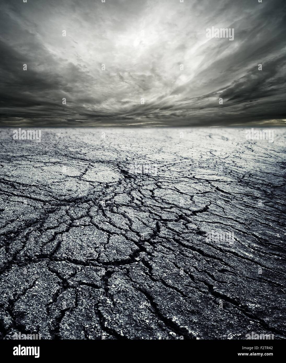 Storm in desert Stock Photo - Alamy