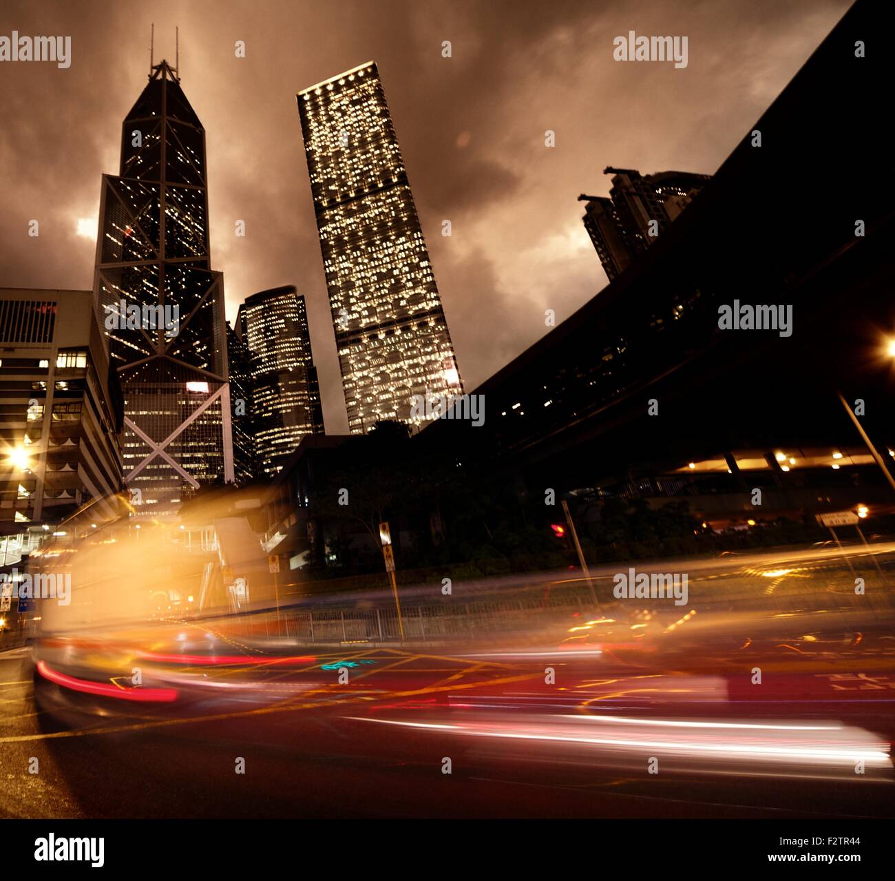 Fast moving cars at night Stock Photo - Alamy