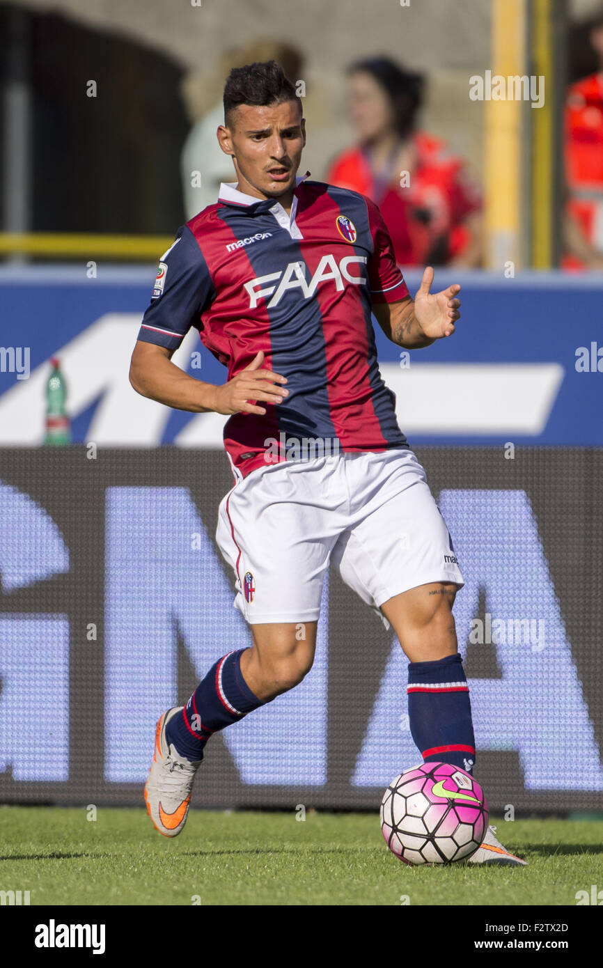 Bologna, Italy. 20th Sep, 2015. Filippo Falco (Bologna) Football/Soccer ...