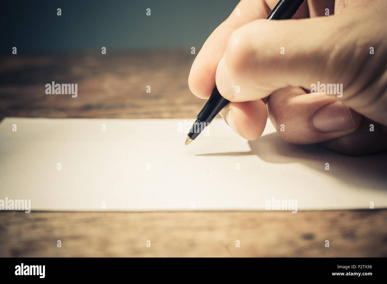Hand pen writing hi-res stock photography and images - Alamy