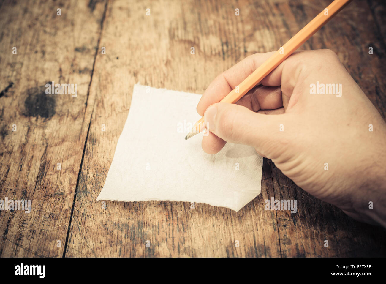 Hand writing with pencil hi-res stock photography and images - Alamy