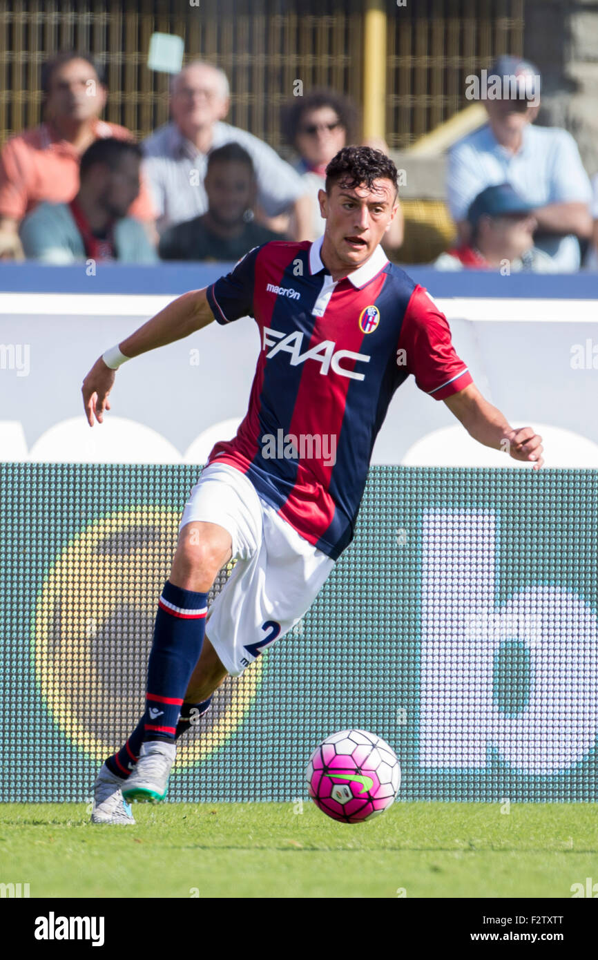 Bologna, Italy. 20th Sep, 2015. Alex Ferrari (Bologna) Football/Soccer ...