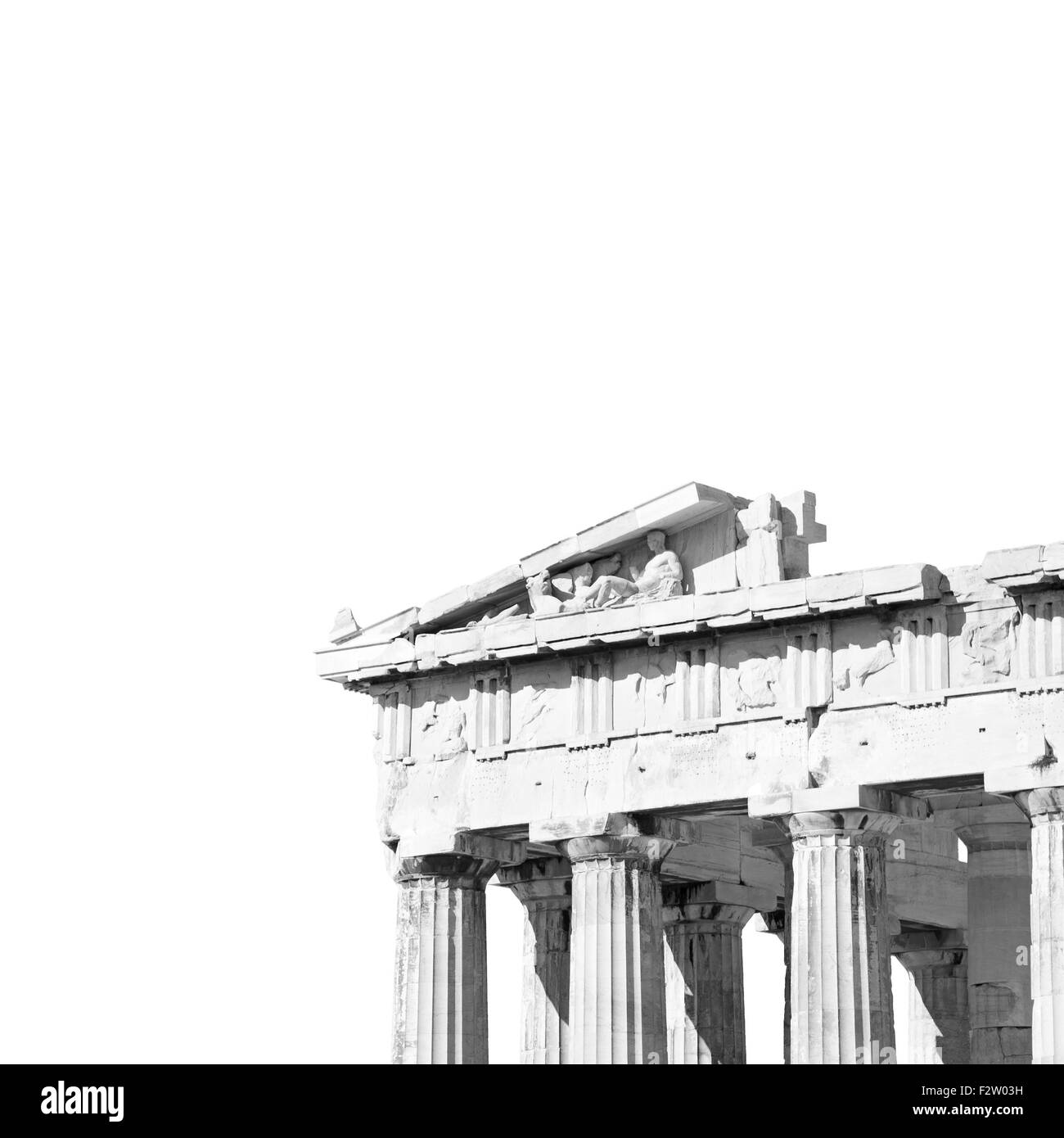 in greece the old architecture and historical place parthenon athens ...