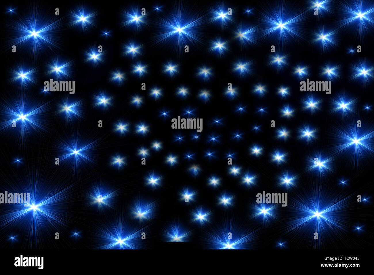 Blue lights in Night Stock Photo - Alamy