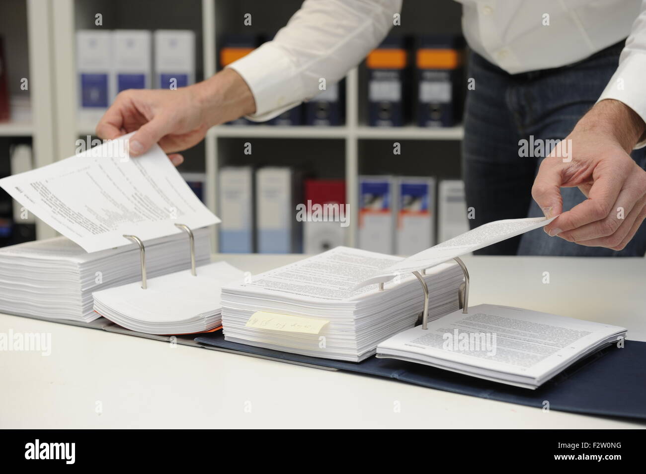 folder in an office Stock Photo - Alamy