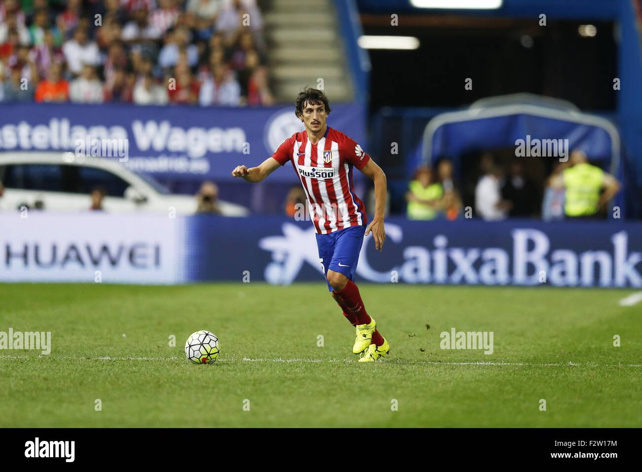 Madrid, Spain. 22nd Sep, 2015. Stefan Savic (Atletico) Football/Soccer ...