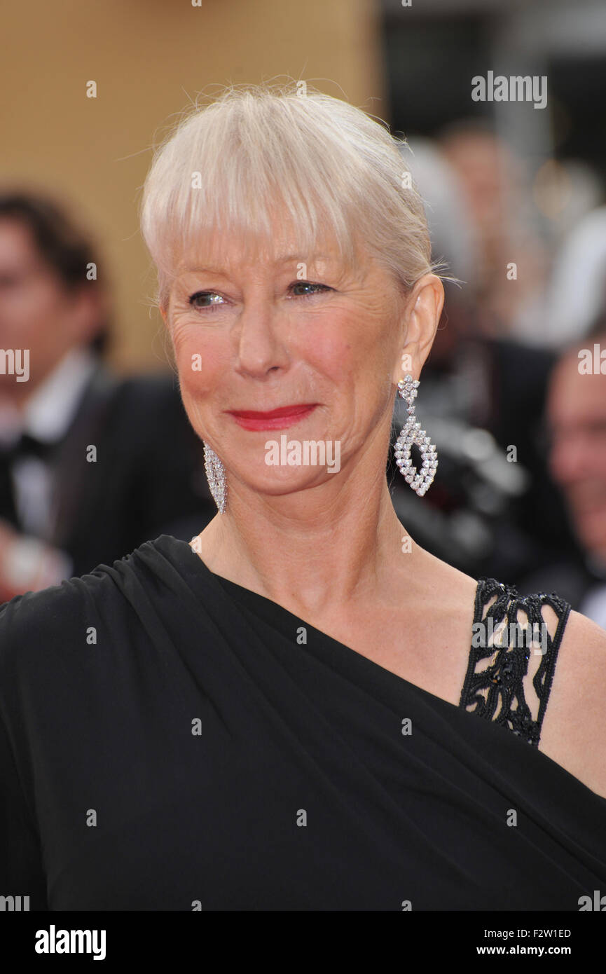 CANNES, FRANCE - MAY 12, 2010: Dame Helen Mirren at the premiere of ...