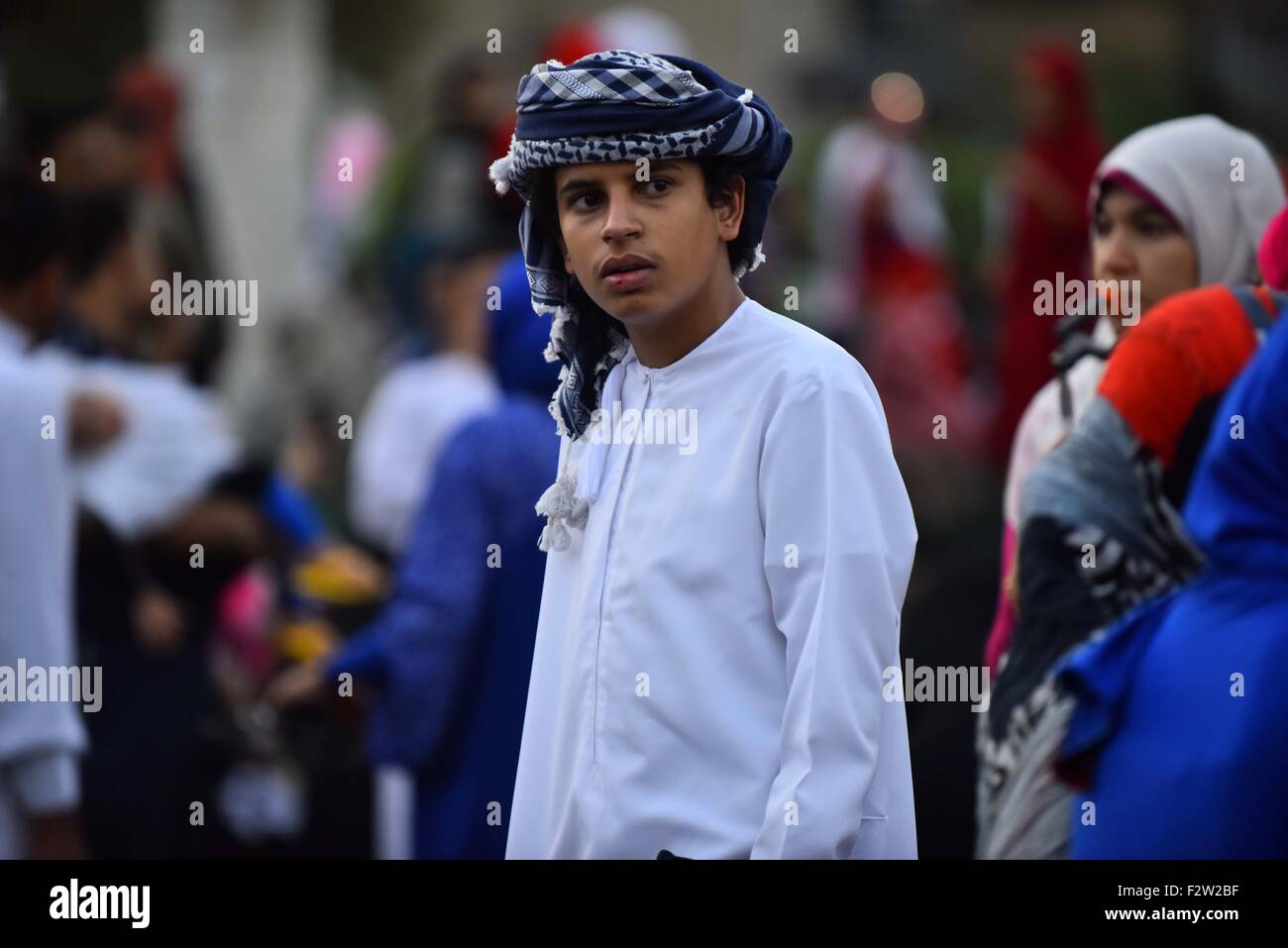 June 9, 2014 - Cairo, Cairo, Egypt - Egyptian Muslims celebrate on the ...