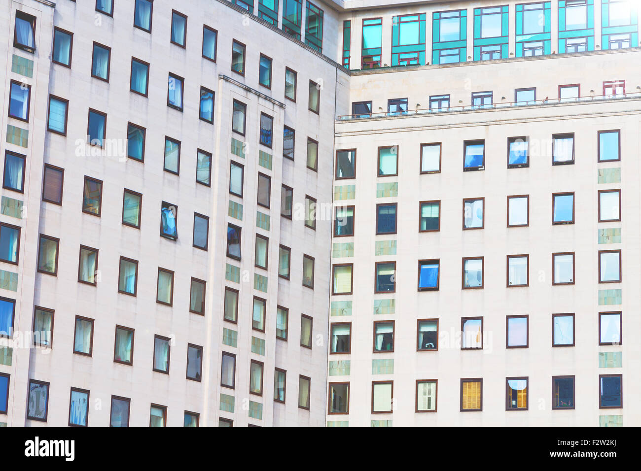 windows in the city of london home and office skyscraper building Stock ...