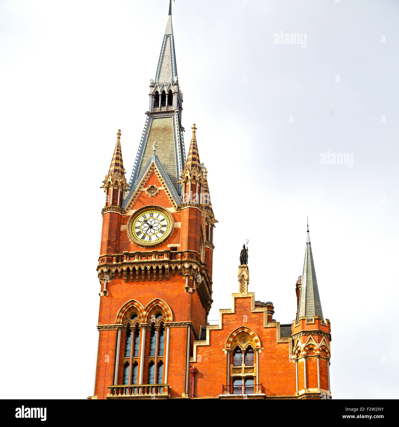 old architecture in london england windows and brick exterior wall ...