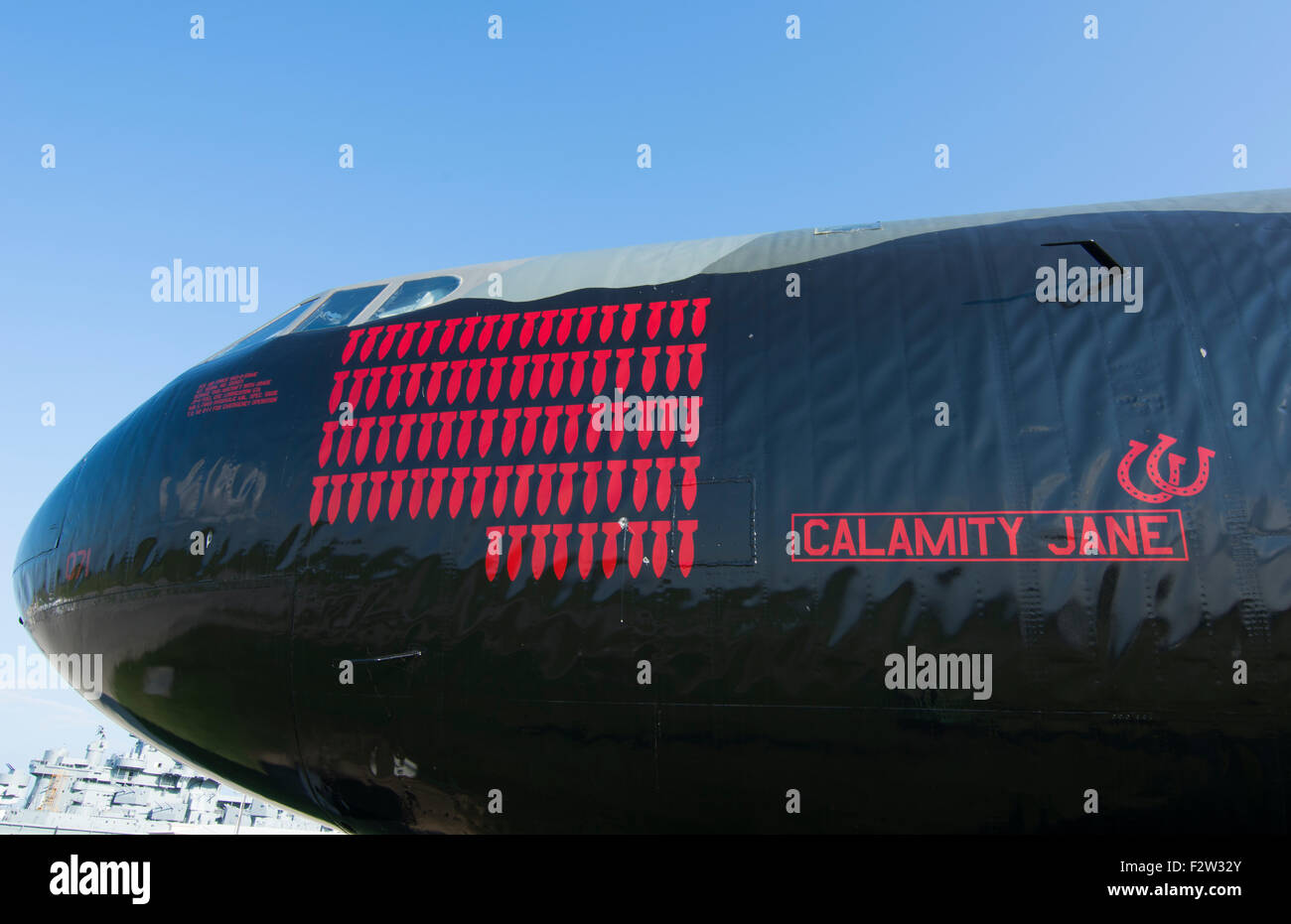 Mobile Alabama famous B-52 bomber Stratofortress Calamity Jane plane at ...