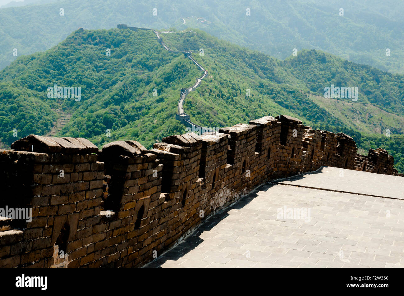 Mutianyu Section of the Great Wall of China Stock Photo - Alamy