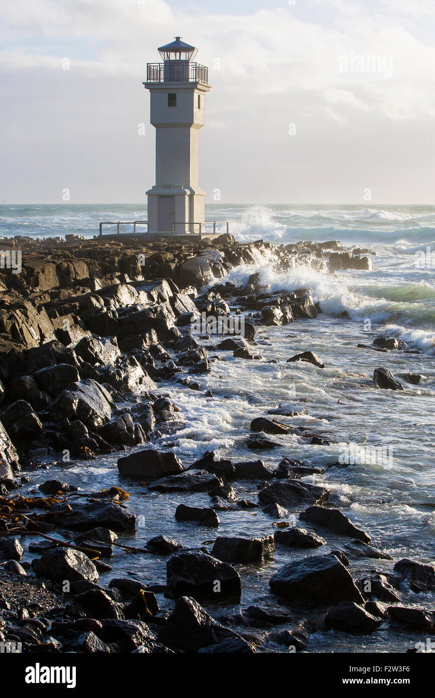 Lighthouse coast windy windy hi-res stock photography and images - Alamy