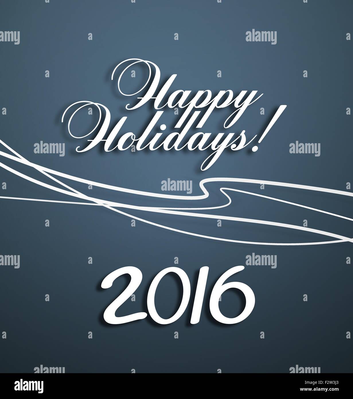 Happy 2016 Holidays Background With Lines And Title Inscription With ...