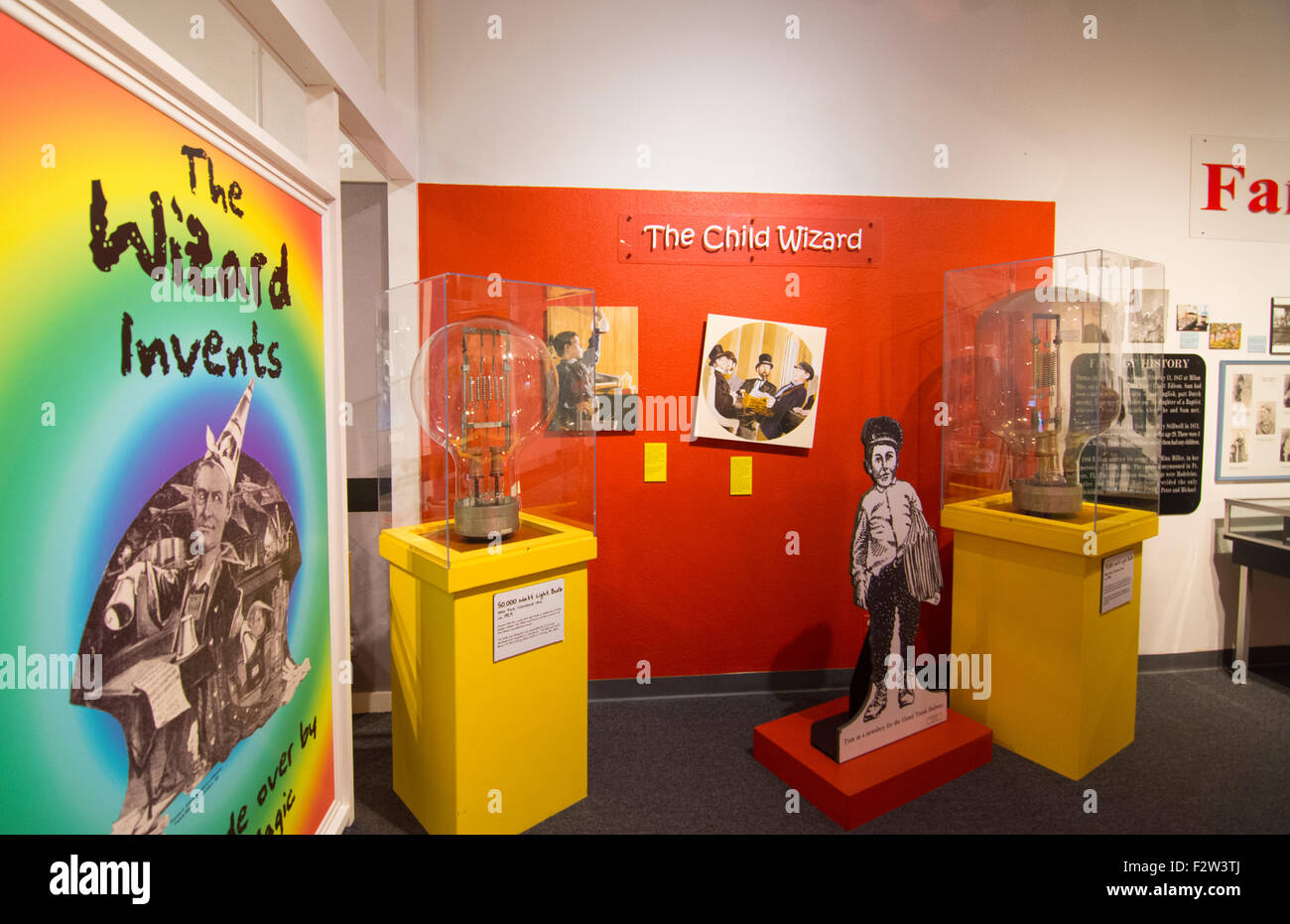 Thomas Edison inventor home and museum in Ft Myers Florida, children ...