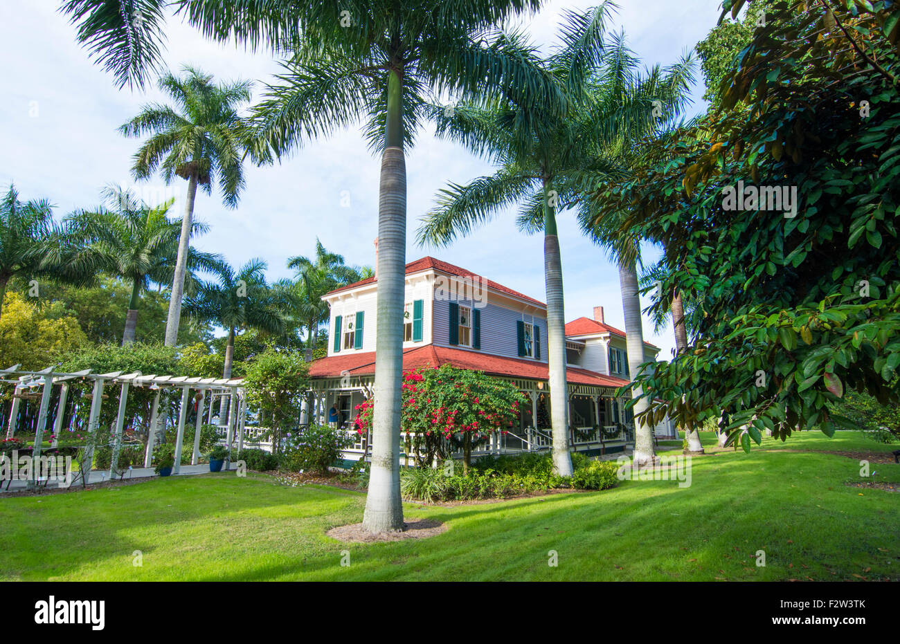 Thomas Edison inventor home and museum in Ft Myers Florida exterior of ...