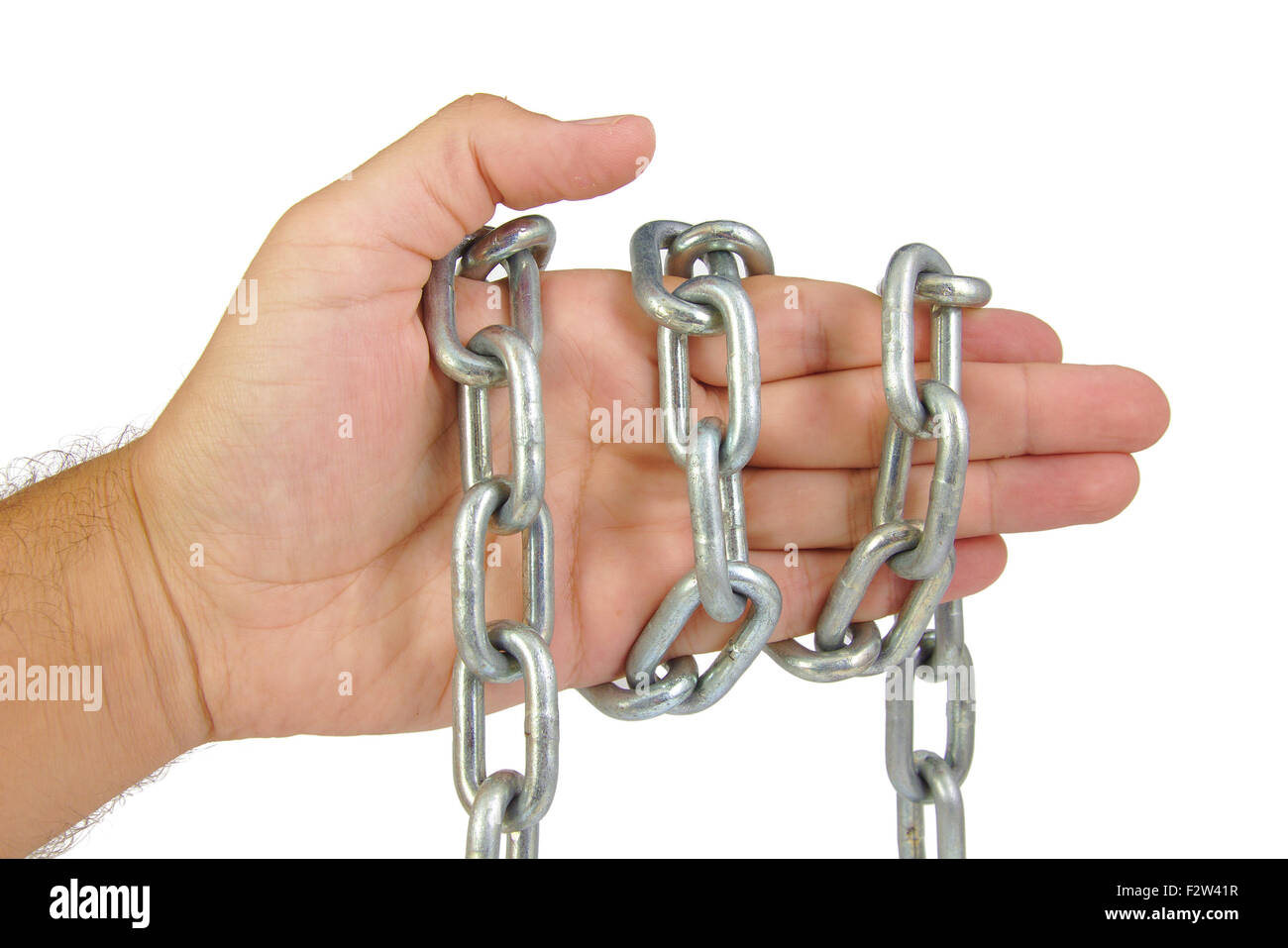 Slave hands chain hi-res stock photography and images - Alamy