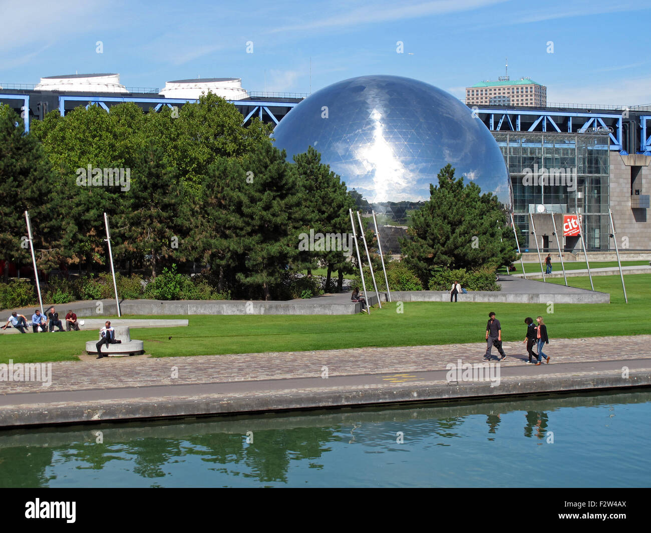 The Geode,giant-screen cinema,Cite des sciences et de l'industrie,city ...