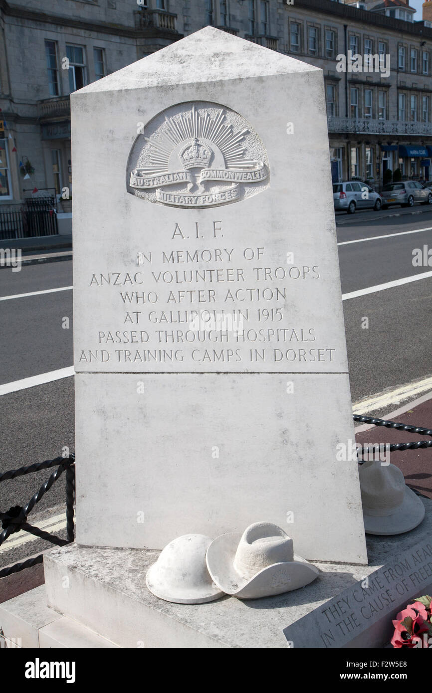 Anzac war memorial to volunteer troops who fought at Gallipoli ...