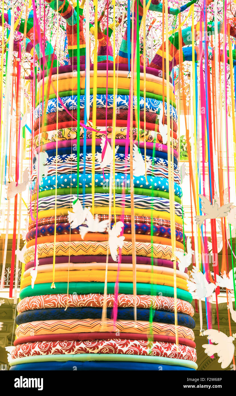 fabric tree in Indian style Stock Photo - Alamy