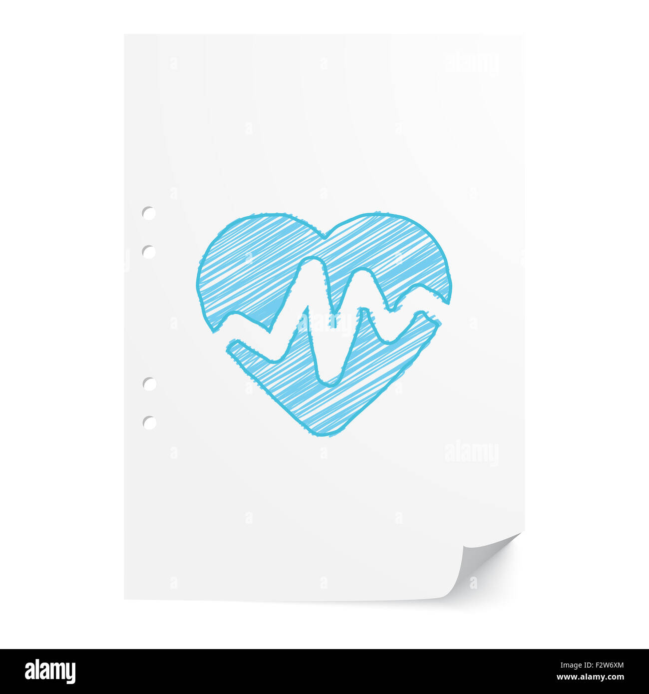 Vector illustration a4 sheet line hi-res stock photography and images ...