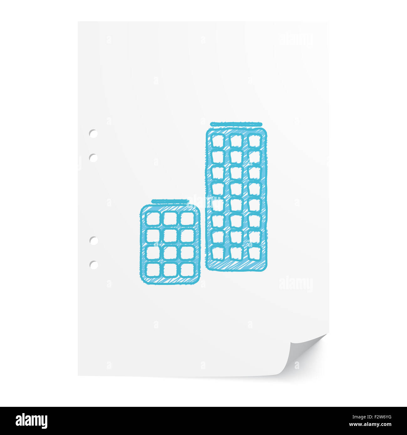 Handdrawn house sketch hi-res stock photography and images - Alamy