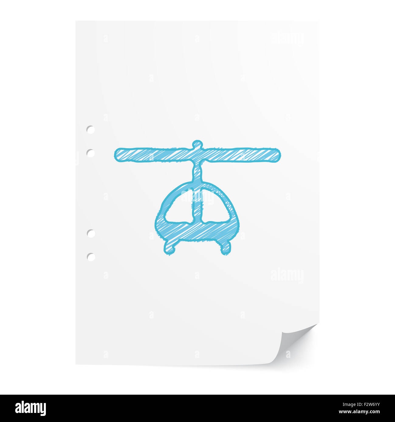 Paper helicopter hi-res stock photography and images - Alamy