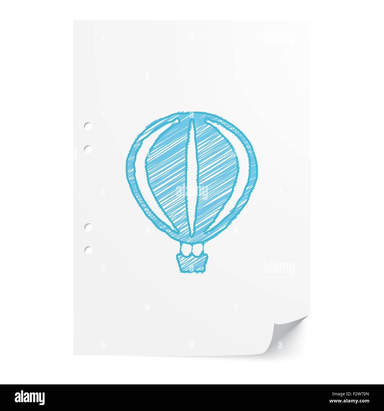 Hot air balloon drawing hi-res stock photography and images - Alamy
