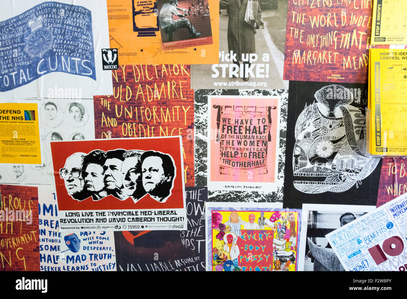 Banksy banner banners hi-res stock photography and images - Alamy