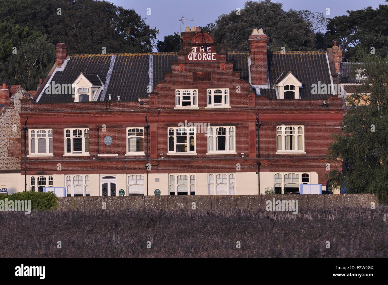 The George Hotel, Cley-next-the-Sea, on the north Norfolk coast, UK ...