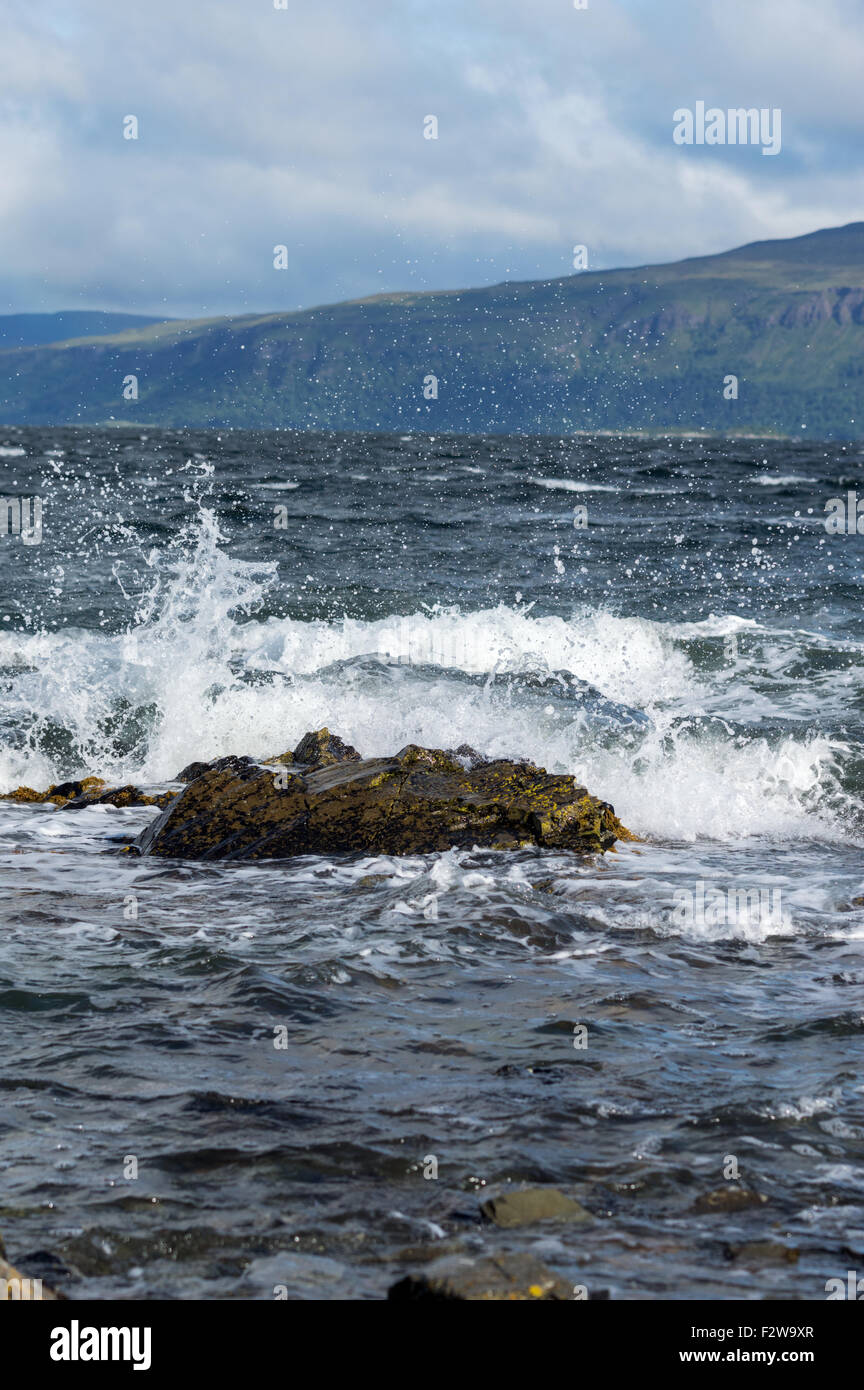 Large ocean wave crashing rock hi-res stock photography and images - Alamy