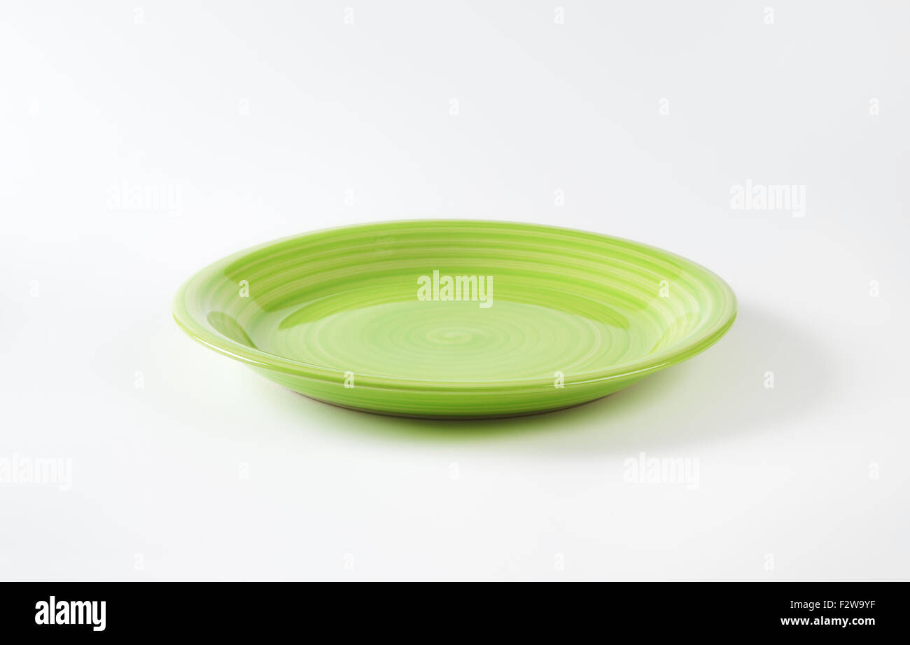 Empty green plate on hi-res stock photography and images - Alamy