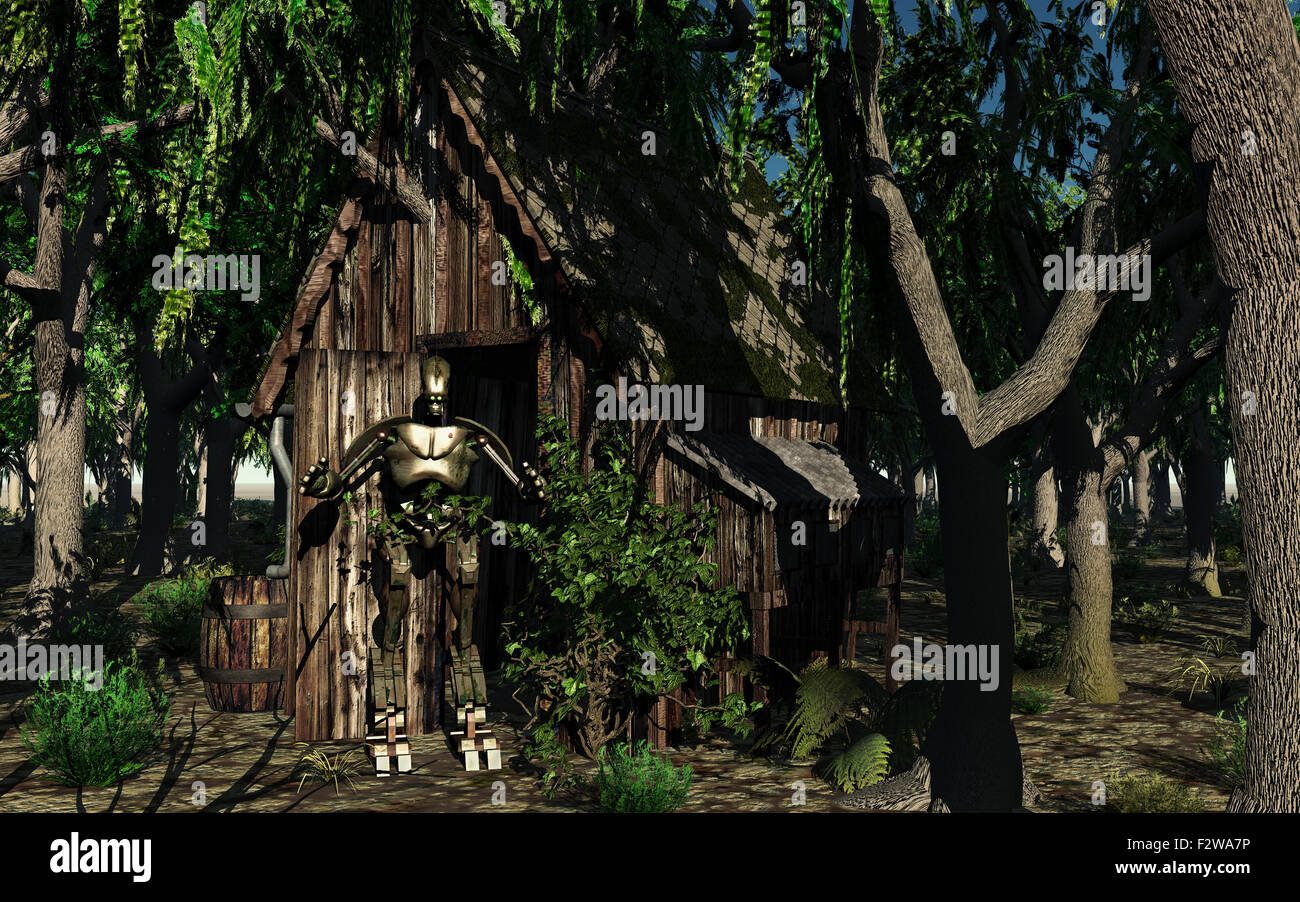 Bottom Of The Garden Stock Photo - Alamy