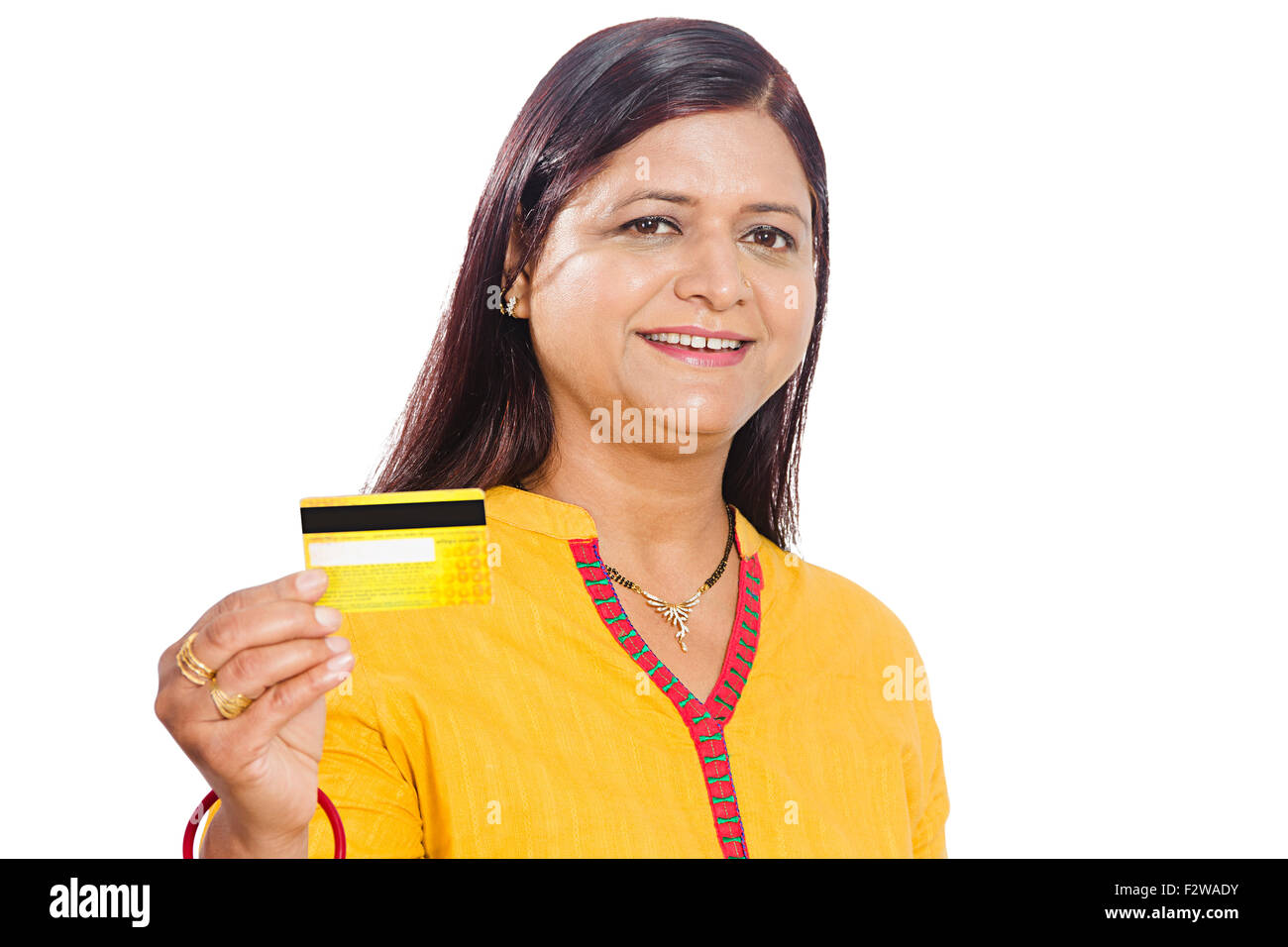 Indian woman housewife credit card hi-res stock photography and images ...