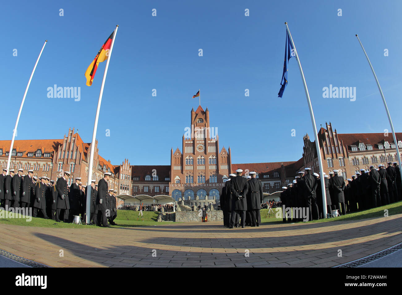 28.10.2014, Flensburg, Schleswig-Holstein, Germany - Curfew at the ...