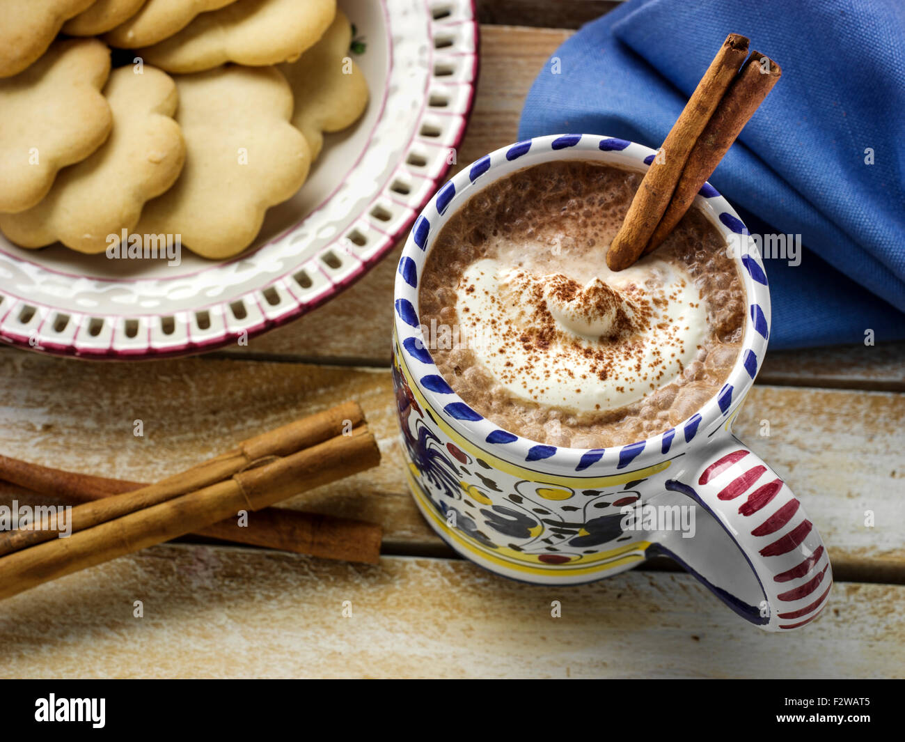 Mexican hot chocolate Stock Photo - Alamy