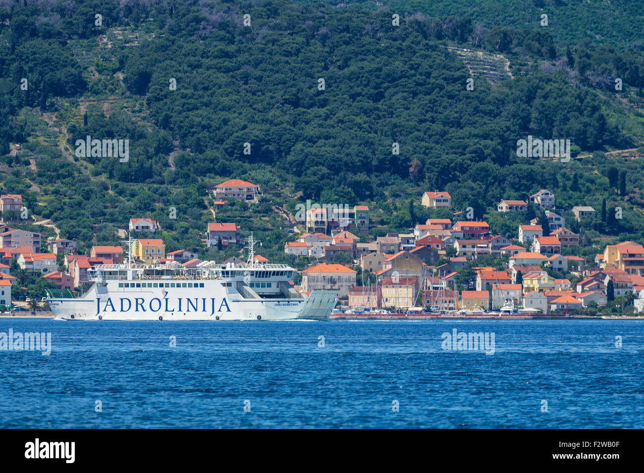 Town of Preko, island Ugljan Stock Photo - Alamy