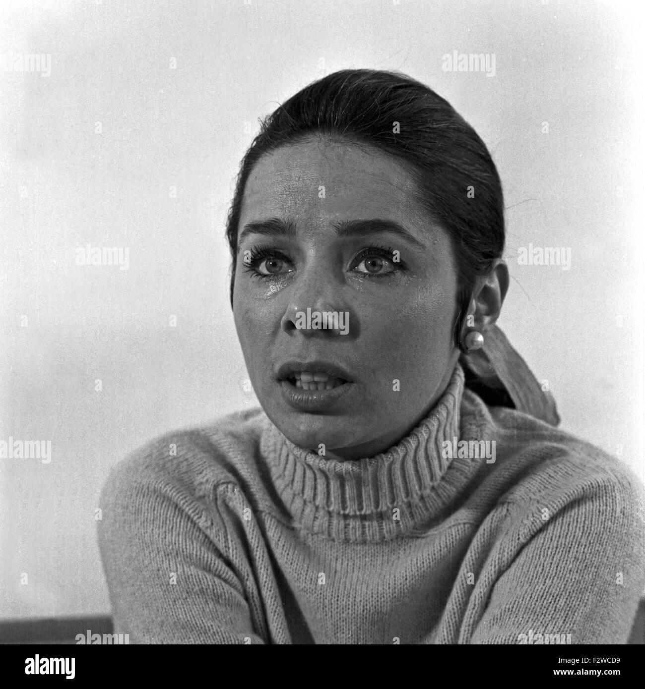 Deutsche Schauspielerin Monika Peitsch, Deutschland 1960er Jahre ...