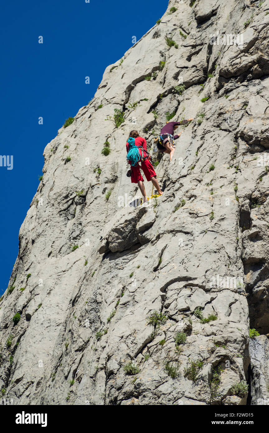 National park Paklenica, most famous place in Croatia for rock climbing ...