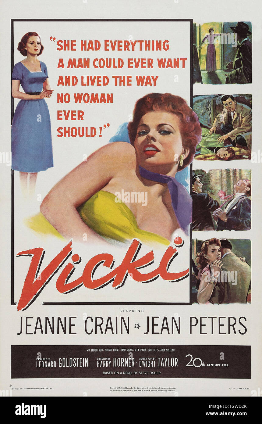 Vicki - Movie Poster Stock Photo - Alamy