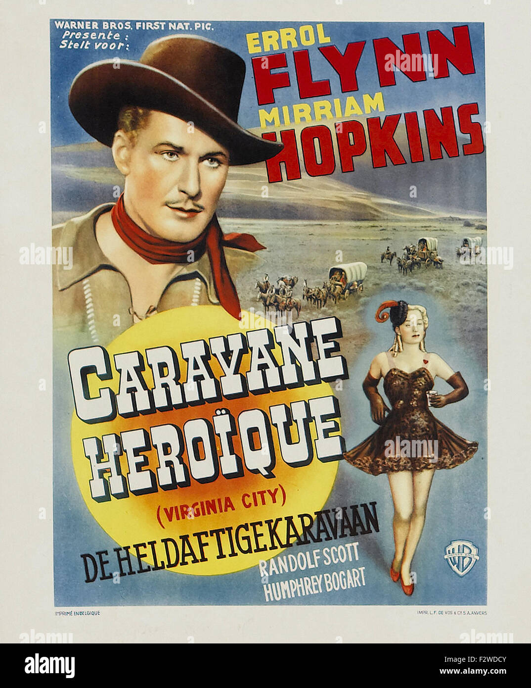 Virginia City - Movie Poster Stock Photo - Alamy