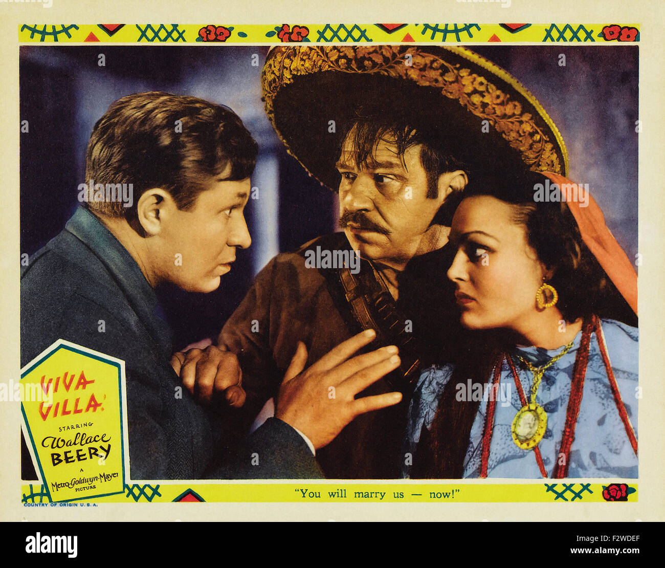 Viva Villa - Movie Poster Stock Photo - Alamy