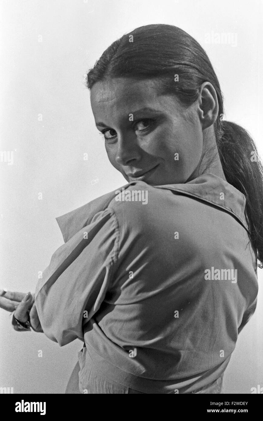 Deutsche Schauspielerin Evelyn Gressmann, Deutschland 1960er Jahre ...